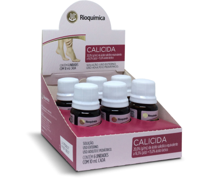 RIOQUIMICA CALICIDA 10ML DISPLAY C/6