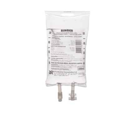 JP SOL INJ RINGER C/ FISIOLOGICO 500 ML - SOLUCAO INJETAVEL