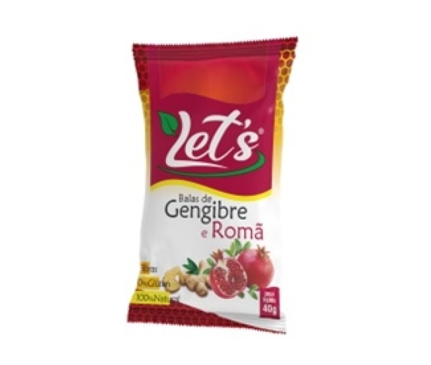 LETS BALA DE GENGIBRE E ROMA 40GR