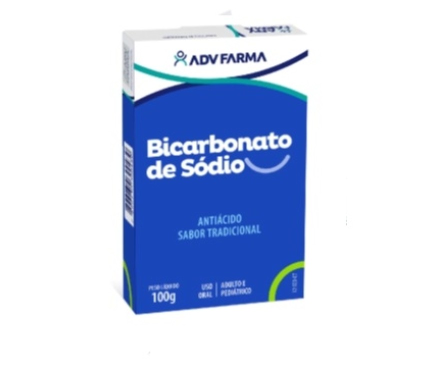 ADV BICARBONATO DE SODIO 100 GR - ADV - OFICINAIS