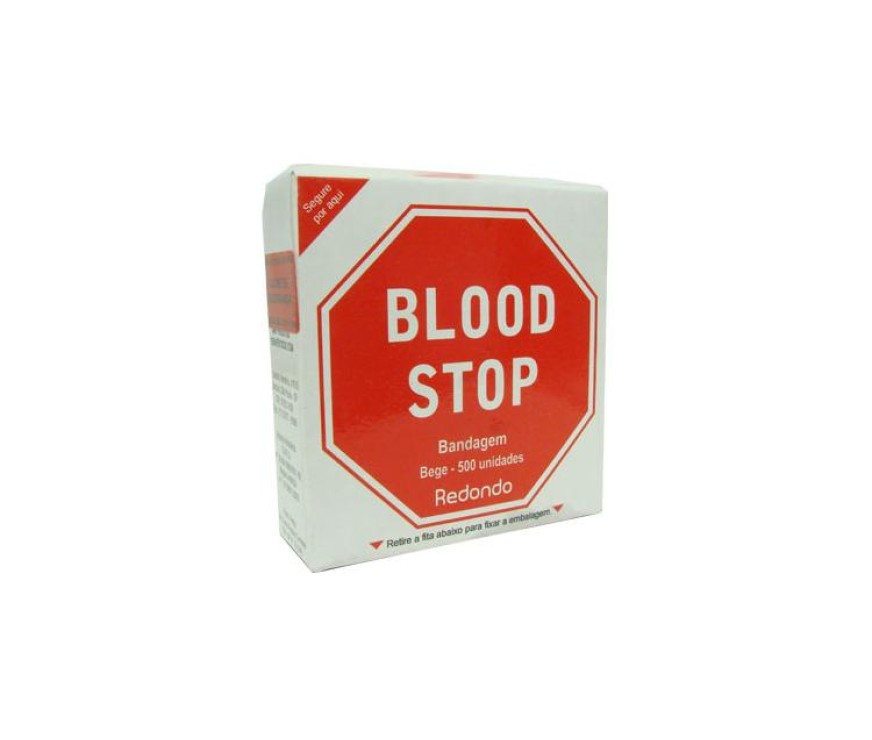BLOOD STOP CURATIVOS BEGE C/500 - ACESSORIOS PARA APLICAÇÃO