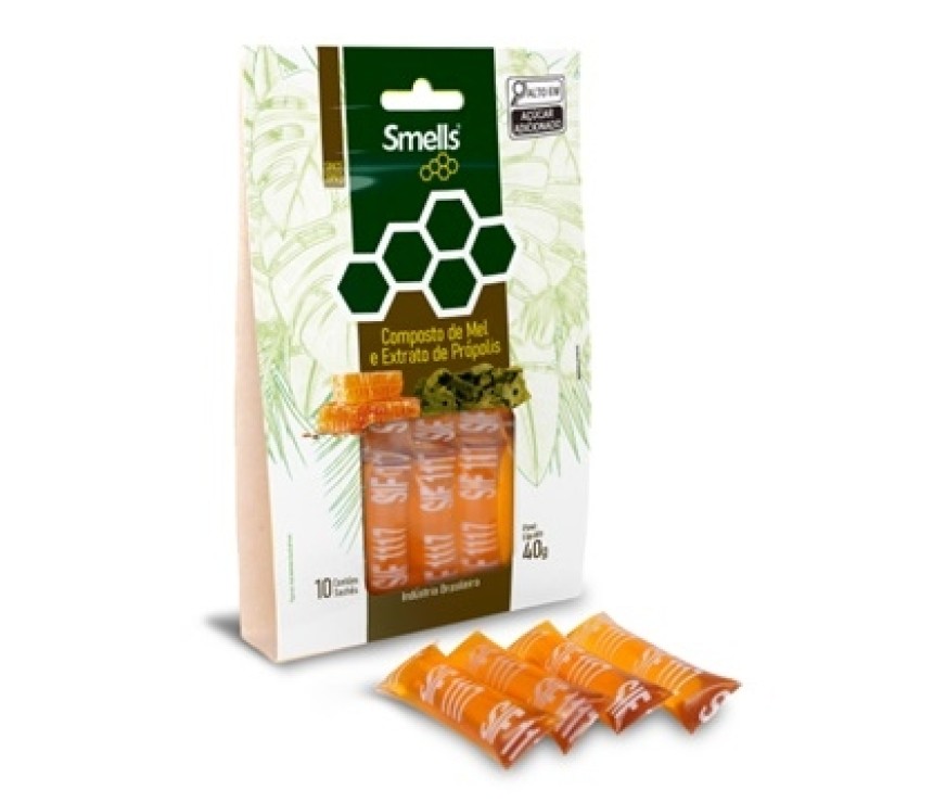 SMELLS MEL SACHE EXTRATO PROPOLIS 40G - SMELLS - MEL / PRÓPOLIS
