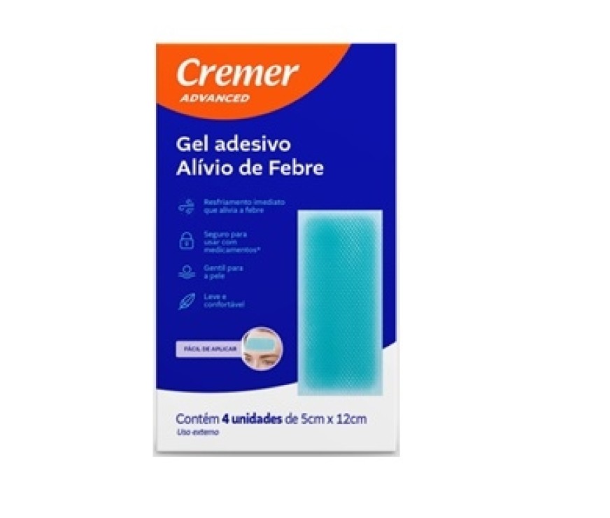 CREMER GEL ADESIVO ALIVIO FEBRE C/4