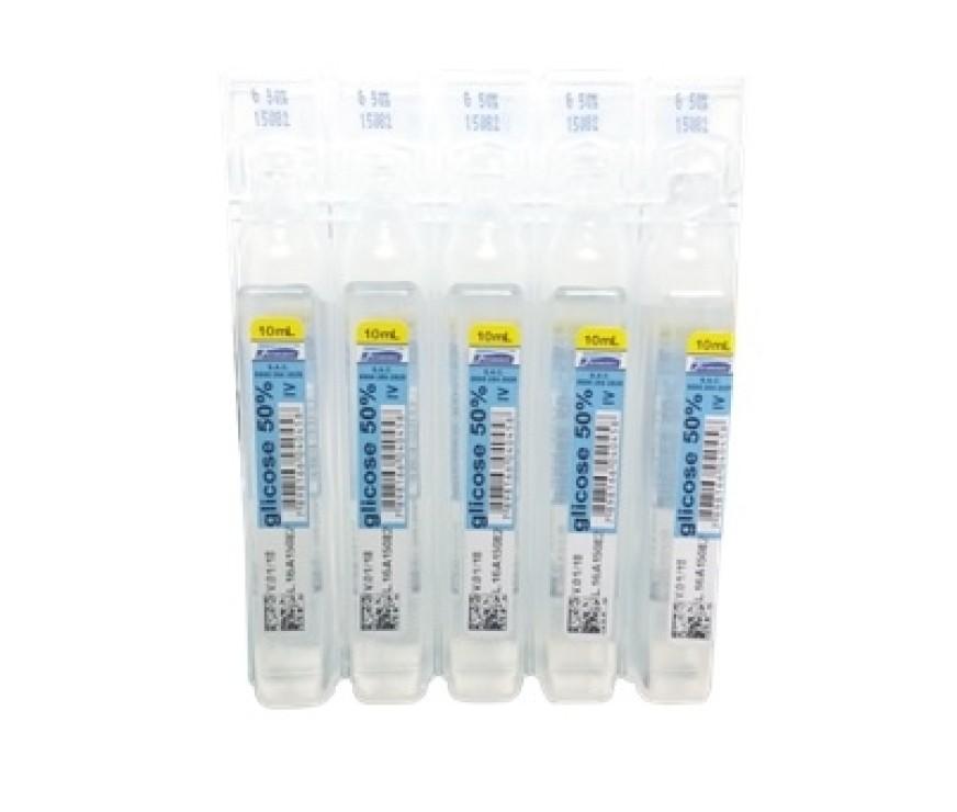 FARMACE SOL GLICOSE 50% 10ML C/200 - SOLUCAO INJETAVEL