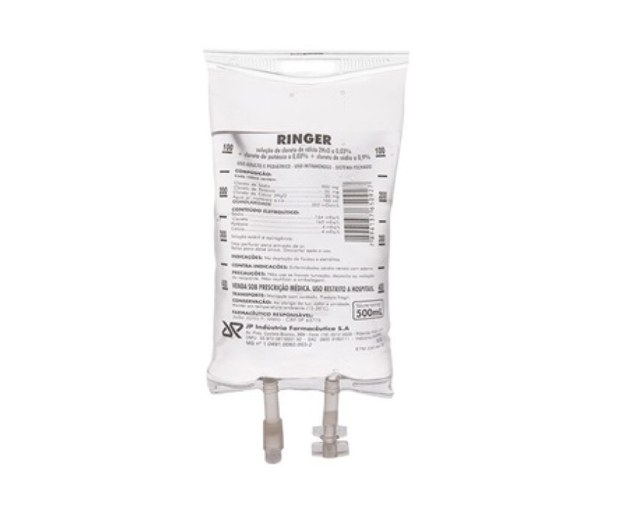 JP SOL INJ RINGER C/ FISIOLOGICO 500 ML