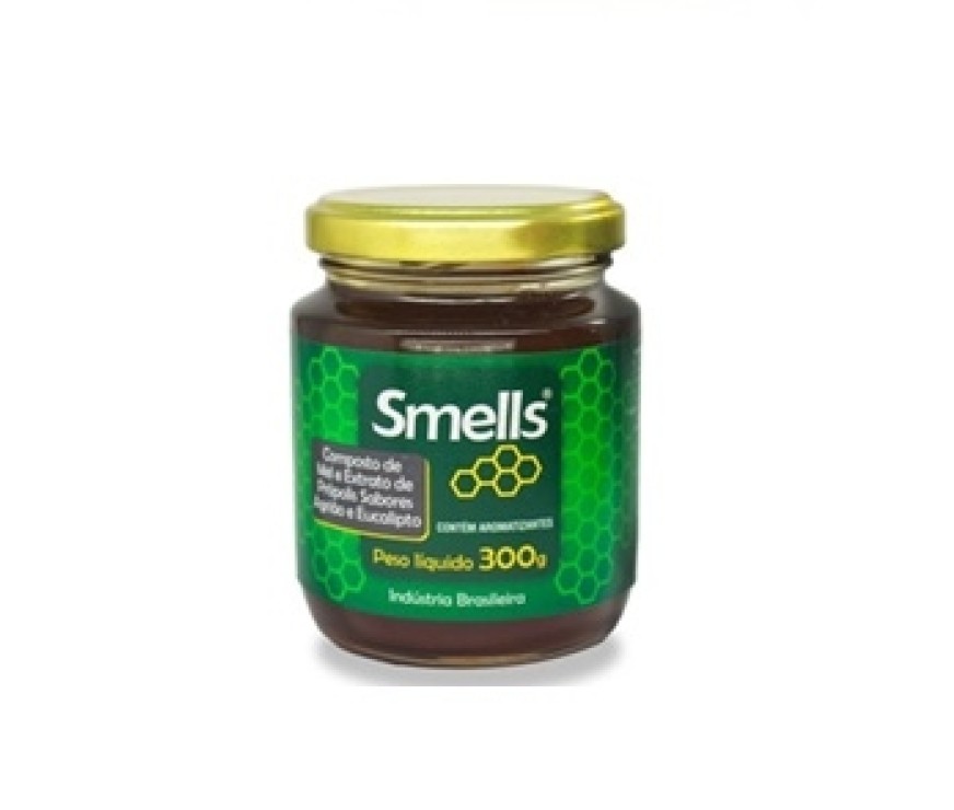 SMELLS MEL C/PROPOLIS, AGRIAO, EUCAL 300 GR - SMELLS - MEL / PRÓPOLIS