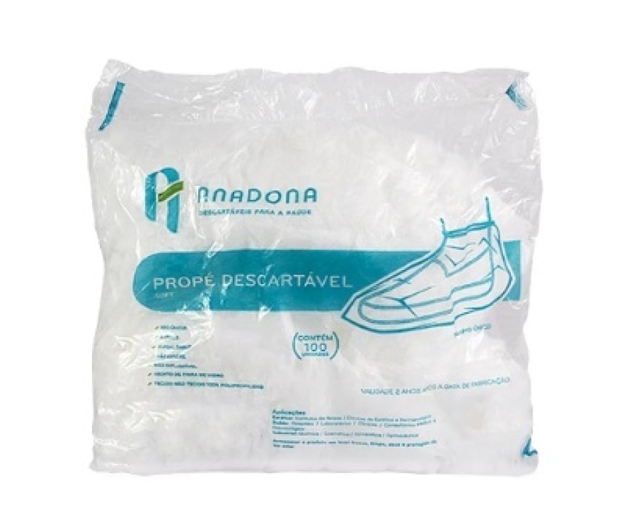 PROPE DESCARTAVEL C/100 - VESTUARIO DESCARTAVEL