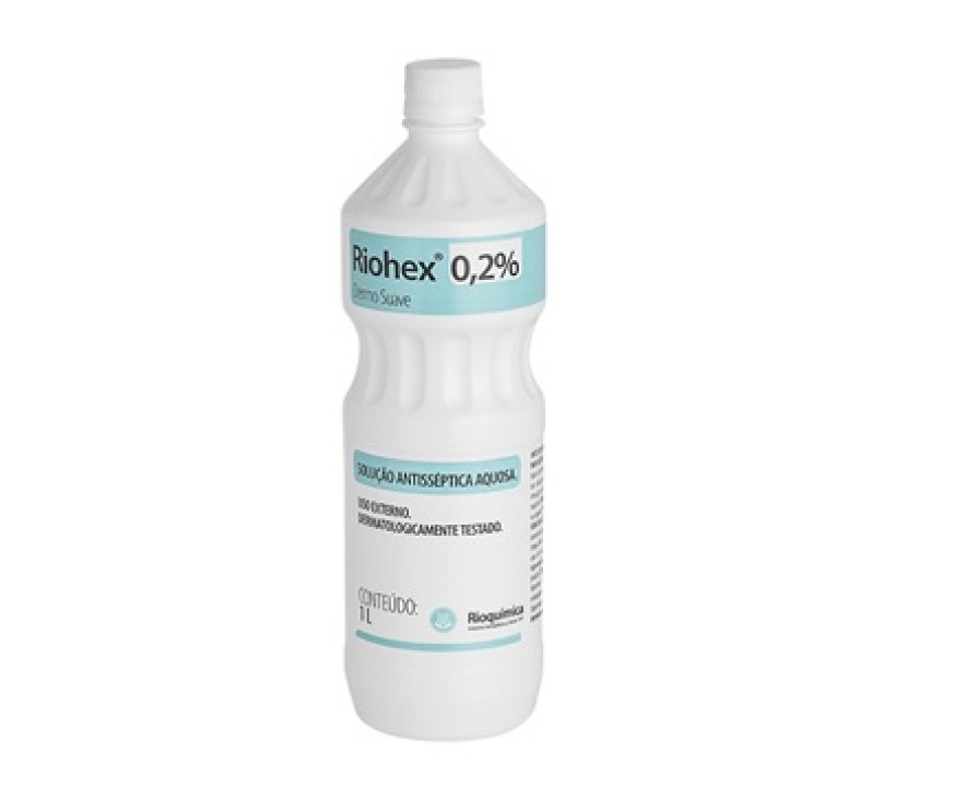 RIOQUIMICA RIOHEX 0,2% AQUOSA 1000ML DERMO SUAVE - RIOQUIMICA - OFICINAIS